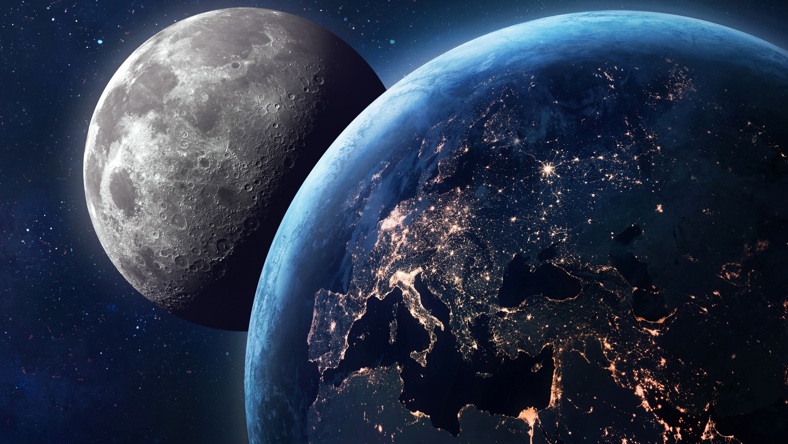 Moon In Relation To Earth Size