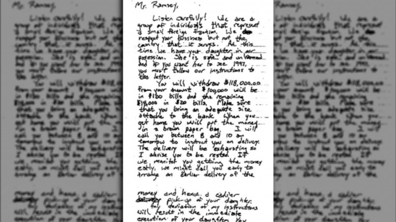 What JonBenét Ramsey's Ransom Note Really Said