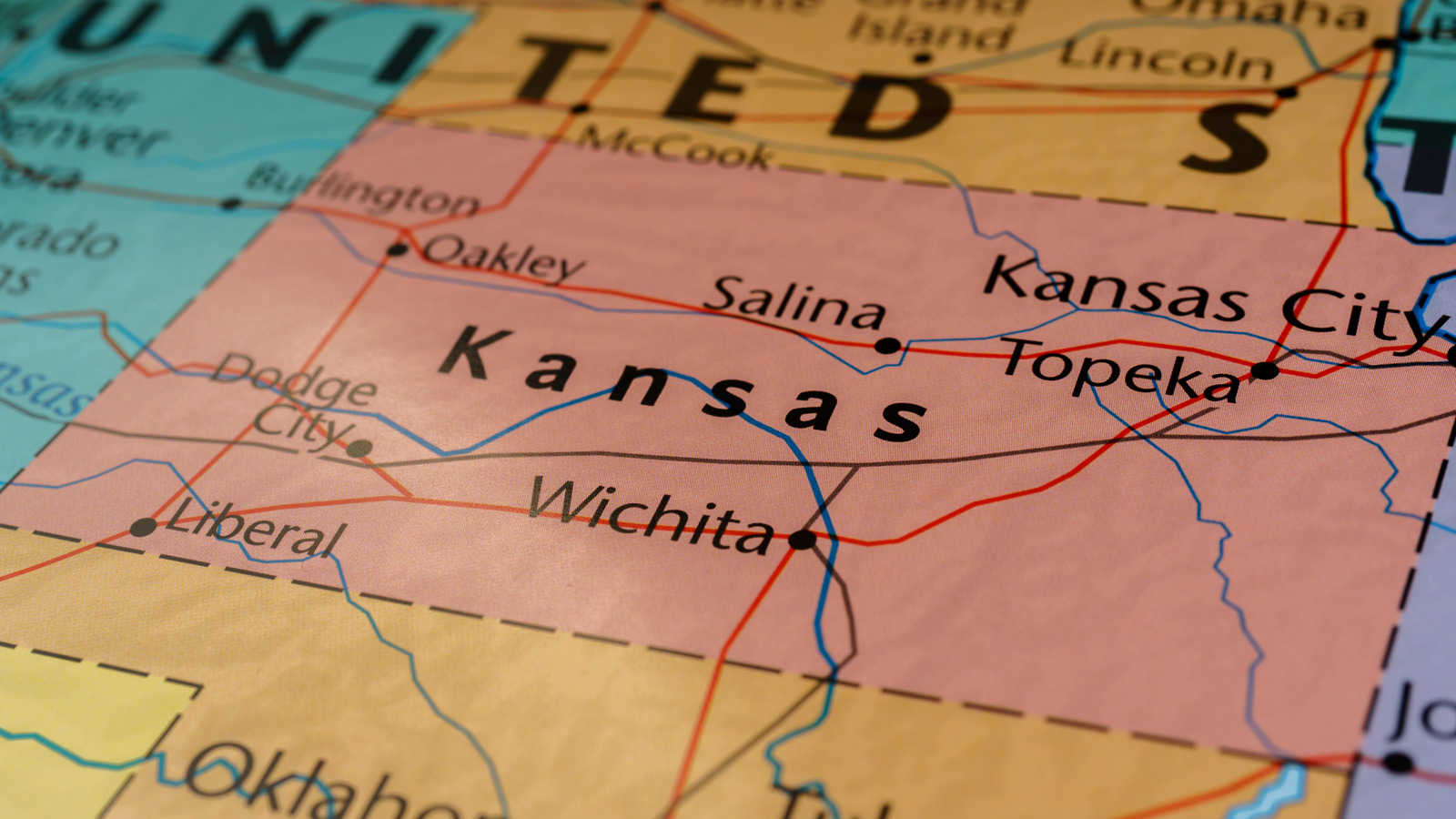 Bleeding Kansas Map